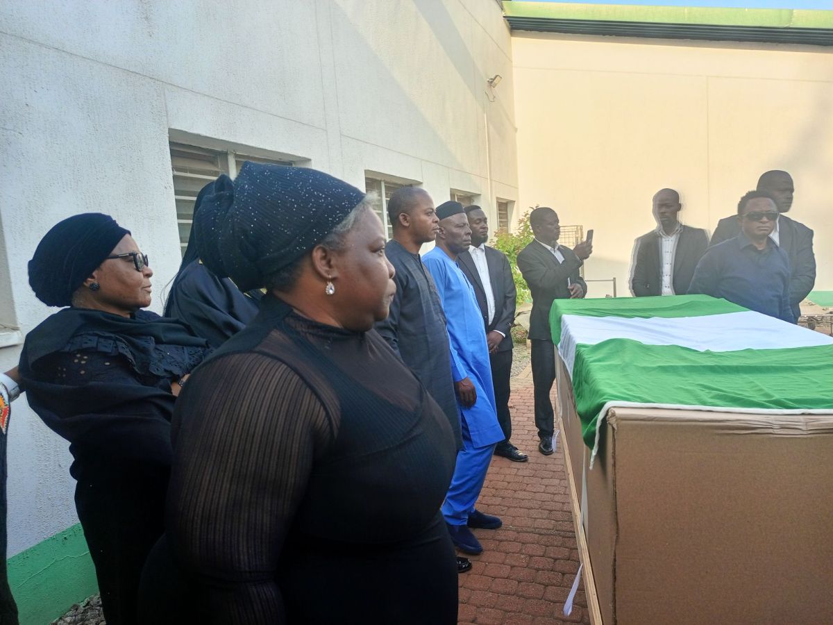 Breaking Videos: Late Senate President Joseph Wayas Corpse Arrives ...